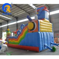 China Mechanical Cartoon Character Inflatable Slides for Commercial Outdoor Party Events for sale