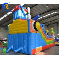 China Mechanical Cartoon Character Inflatable Slides for Commercial Outdoor Party Events for sale