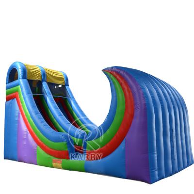 China 10*3.5*6m Performance-Driven PVC Inflatable Rotary Water Slide for Summer Party Rentals for sale