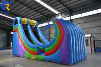 China 10*3.5*6m Performance-Driven PVC Inflatable Rotary Water Slide for Summer Party Rentals for sale