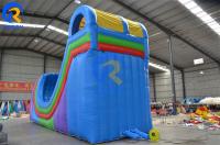 China 10*3.5*6m Performance-Driven PVC Inflatable Rotary Water Slide for Summer Party Rentals for sale