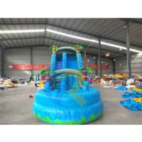 China Max Capacity Over 500kg Inflatable Commercial Grade Blue Water Slide for Outdoor Fun for sale