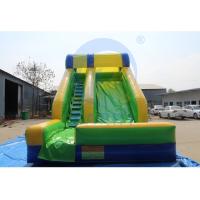 China Attract CE EN14960 Certified Leopard Print Arch Inflatable Water Slides with Swimming Pool for sale