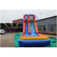 China Leopard Print Arch Water Slide Inflatable with Wet Dry Design and Swimming Excitement for sale