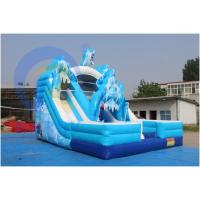 China CE/EN71/EN14960 certified commercial inflatable Frozen bouncer slide combo for adults for sale