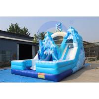 China CE/EN71/EN14960 certified commercial inflatable Frozen bouncer slide combo for adults for sale