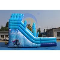 China CE/EN71/EN14960 certified commercial inflatable Frozen bouncer slide combo for adults for sale
