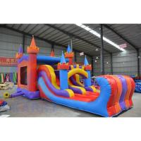 China CE Blower Repair Accessories Included Building Blocks Inflatable Bounce House with Slide for sale