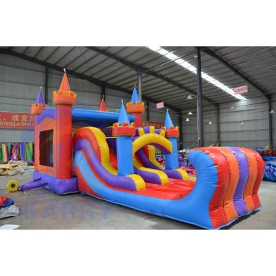 China CE Blower Repair Accessories Included Building Blocks Inflatable Bounce House with Slide for sale