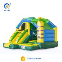 China Portable Backyard Inflatable Bounce House with Small Slide Commercial Event Promotion for sale