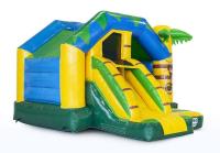 China Portable Backyard Inflatable Bounce House with Small Slide Commercial Event Promotion for sale