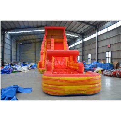 China Kids' Jumping Bounce House Extended Water Slide Pool PVC Material for Commercial for sale
