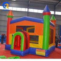 China Colorful Kids Inflatable Bounce House Amusement Jumper with Accessories Blower Repair Kit for sale