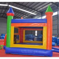 China Colorful Kids Inflatable Bounce House Amusement Jumper with Accessories Blower Repair Kit for sale