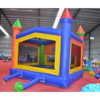 China Colorful Kids Inflatable Bounce House Amusement Jumper with Accessories Blower Repair Kit for sale