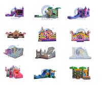 China 14 Years Age Range Outdoor Inflatable Bounce House Castle with Slide and Water Park for sale