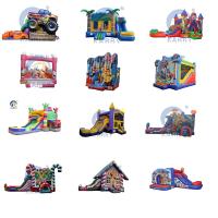 China 14 Years Age Range Outdoor Inflatable Bounce House Castle with Slide and Water Park for sale