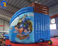 China Outdoor Entertainment Large Pirate Themed Inflatable Water Slide for Kids' Parties for sale