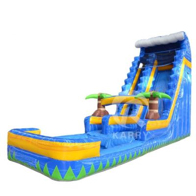 China Park Occasion Commercial Grade Inflatable Water Slide with Bounce Castle and Pool for sale