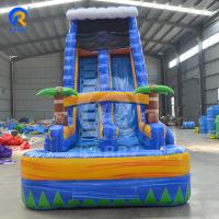 China Park Occasion Commercial Grade Inflatable Water Slide with Bounce Castle and Pool for sale