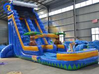 China Park Occasion Commercial Grade Inflatable Water Slide with Bounce Castle and Pool for sale