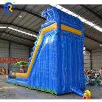 China Park Occasion Commercial Grade Inflatable Water Slide with Bounce Castle and Pool for sale