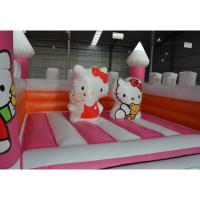 China Traditional Kitty Castle Bounce House CE Standard Air Blower and Accessories Included for sale