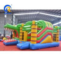 China Unisex Customized Color Commercial Inflatable Castle Bounce House with Slide and Blower for sale