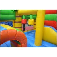 China Unisex Customized Color Commercial Inflatable Castle Bounce House with Slide and Blower for sale