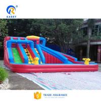 China CE Blower and Repair Accessories Included Children's Inflatable Water Slide with Pool for sale