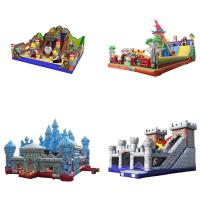 China Kids Inflatable Bouncy Castle Ding dang Cat Theme Jumping Bouncer House with Slide for sale