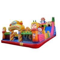 China Inflatable Fun City Jumping Bouncy Castle Slide Combo for Max Capacity of ＜100kg for sale