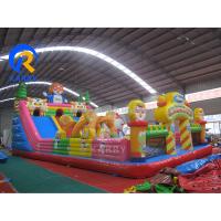 China Inflatable Fun City Jumping Bouncy Castle Slide Combo for Max Capacity of ＜100kg for sale