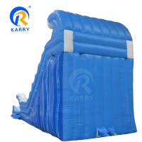 China Gender-Neutral Commercial Backyard Bouncy Castle Marble Tropical Waterslide Water Slide for sale