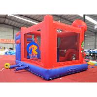 China Kids Playground Marvel Comic Bouncy Jumping Castles PVC Yard Bounce House with Slide for sale