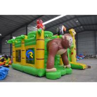 China Unisex Portable Animal Paradise Inflatable Bounce House with Slide Wet Dry Heavy Duty Blower Included for sale