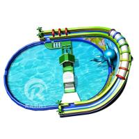 China Allowable Passenger 10 Huge Elephant Slide Water Inflatable Water Park for Kids and Adults for sale