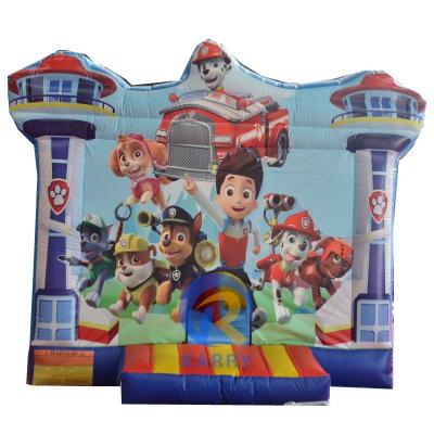 China Blower Design Inflatable Castle Combo Slide for Kids Paw Dog Patrols Bounce House for sale