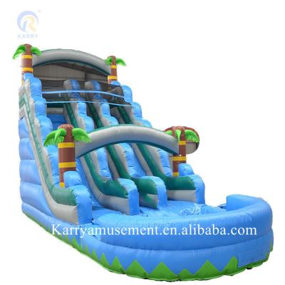 China CE/TUV Certified Commercial Grade Coconut Palm Tree Inflatable Water Slide for Adults for sale