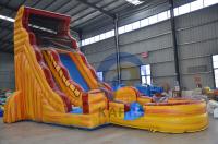 China Pool Inflatables Bounce House Castle Slides for Kids and Adults in Marble Yellow for sale