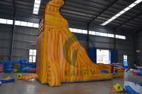 China Pool Inflatables Bounce House Castle Slides for Kids and Adults in Marble Yellow for sale