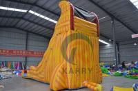 China Pool Inflatables Bounce House Castle Slides for Kids and Adults in Marble Yellow for sale