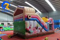 China 14FT Commercial Water Slides Inflatable Double Slide Candy Slide for Party Rental for sale