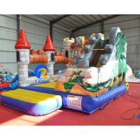 China Party Rentals Inflatable Dragon Castle Bouncy Jumping Bouncer with Slide and CE Blower for sale