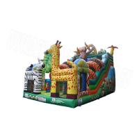 China Customized Color Safari Park Inflatable Bouncer for Children's Fun at Outdoor Park for sale