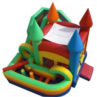 China CE Blower and Repair Accessories Popular Colorful Inflatable Bounce House with Slide for sale