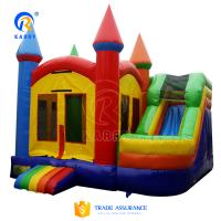 China CE Blower and Repair Accessories Popular Colorful Inflatable Bounce House with Slide for sale