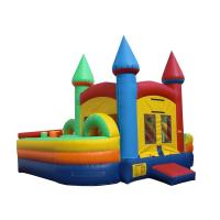 China CE Blower and Repair Accessories Popular Colorful Inflatable Bounce House with Slide for sale