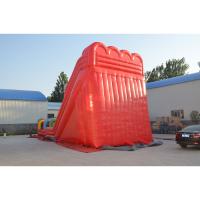 China Summer Must-Have Multi Color Inflatable Water Slide with Pool and Zip Line OEM Acceptable for sale