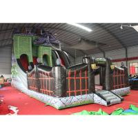 China Large Inflatable Slide Spooky Mansion Design for Haunted House Party or Home from Top for sale